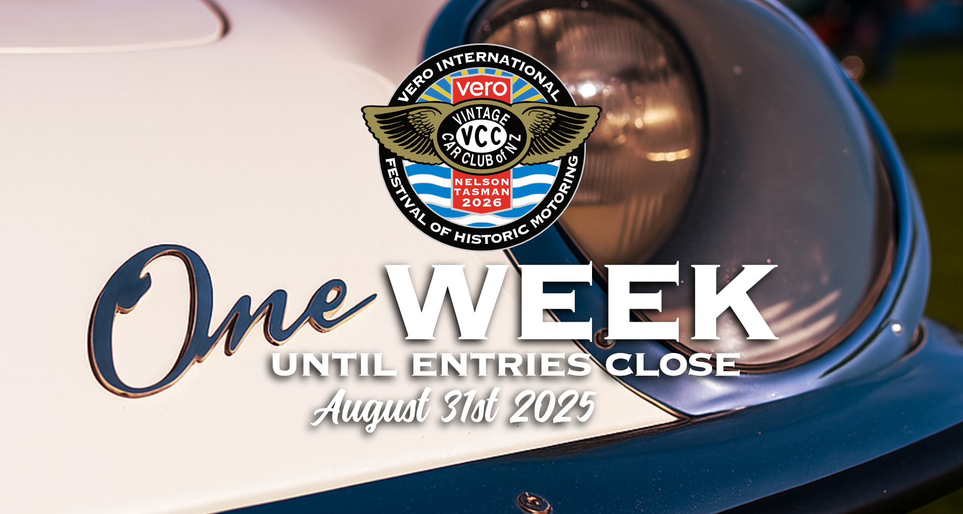 1 Week Until Entries Close! | Vero International Festival of Historic ...
